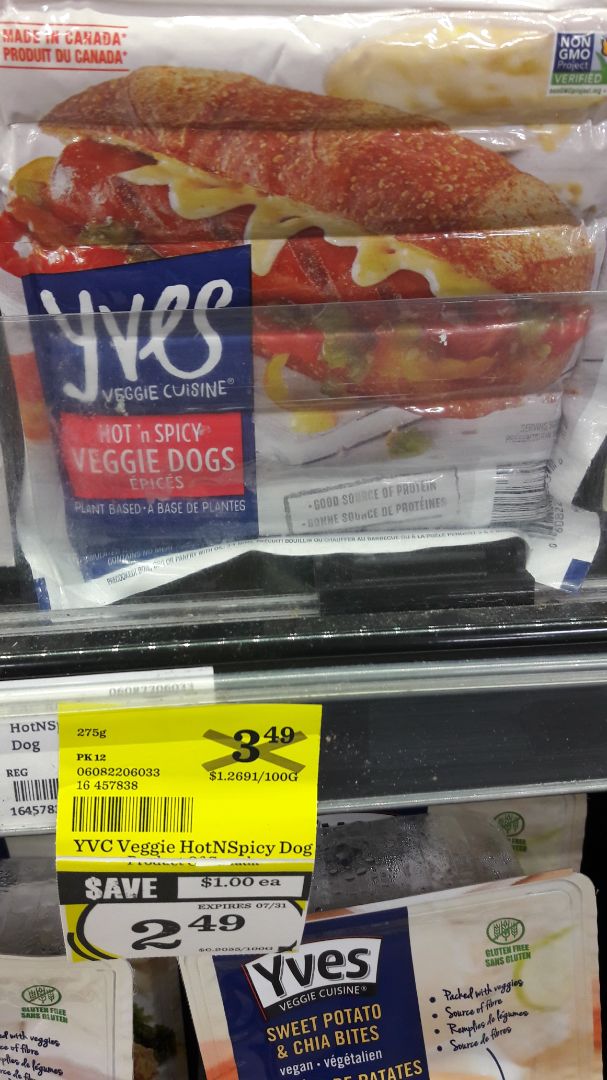 Hot n Spicy Veggie Dogs from Yves Veggie Cuisine - Vegan Product ...