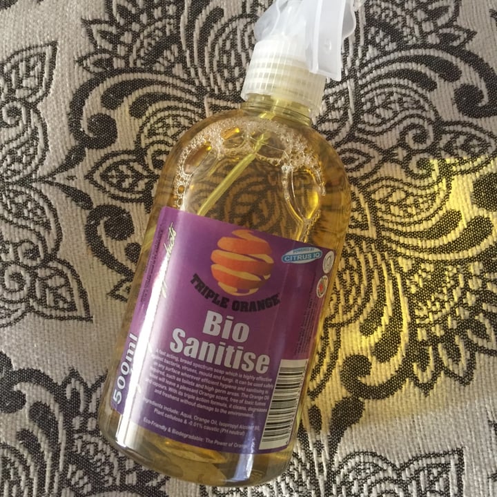 Triple orange Bio Sanitiser Review | abillion
