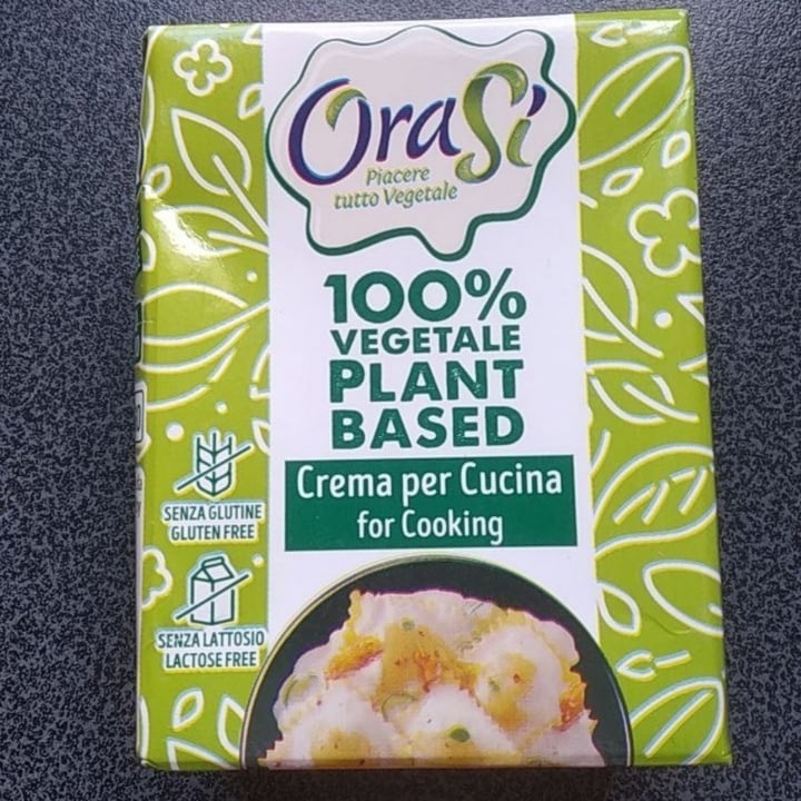OraSí 100% plant based Crema per cucinare Review | abillion