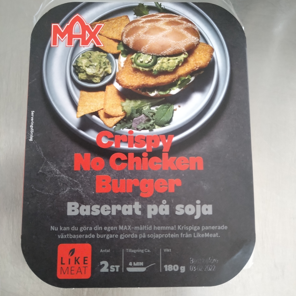 Crispy No Chicken Burger from Max - Vegan Product Reviews & Ratings | abillion