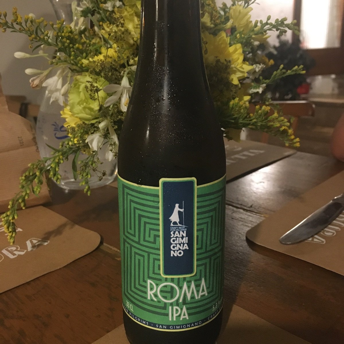 Birra Roma from San Gimignano craft bere for pilgrims - Vegan Product ...