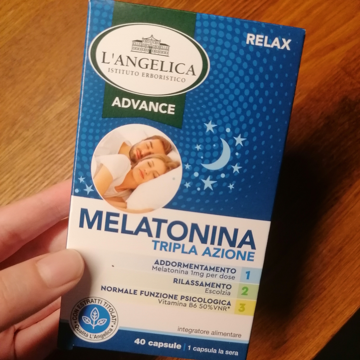 Melatonina tripla azione from L' Angelica - Vegan Product Reviews ...