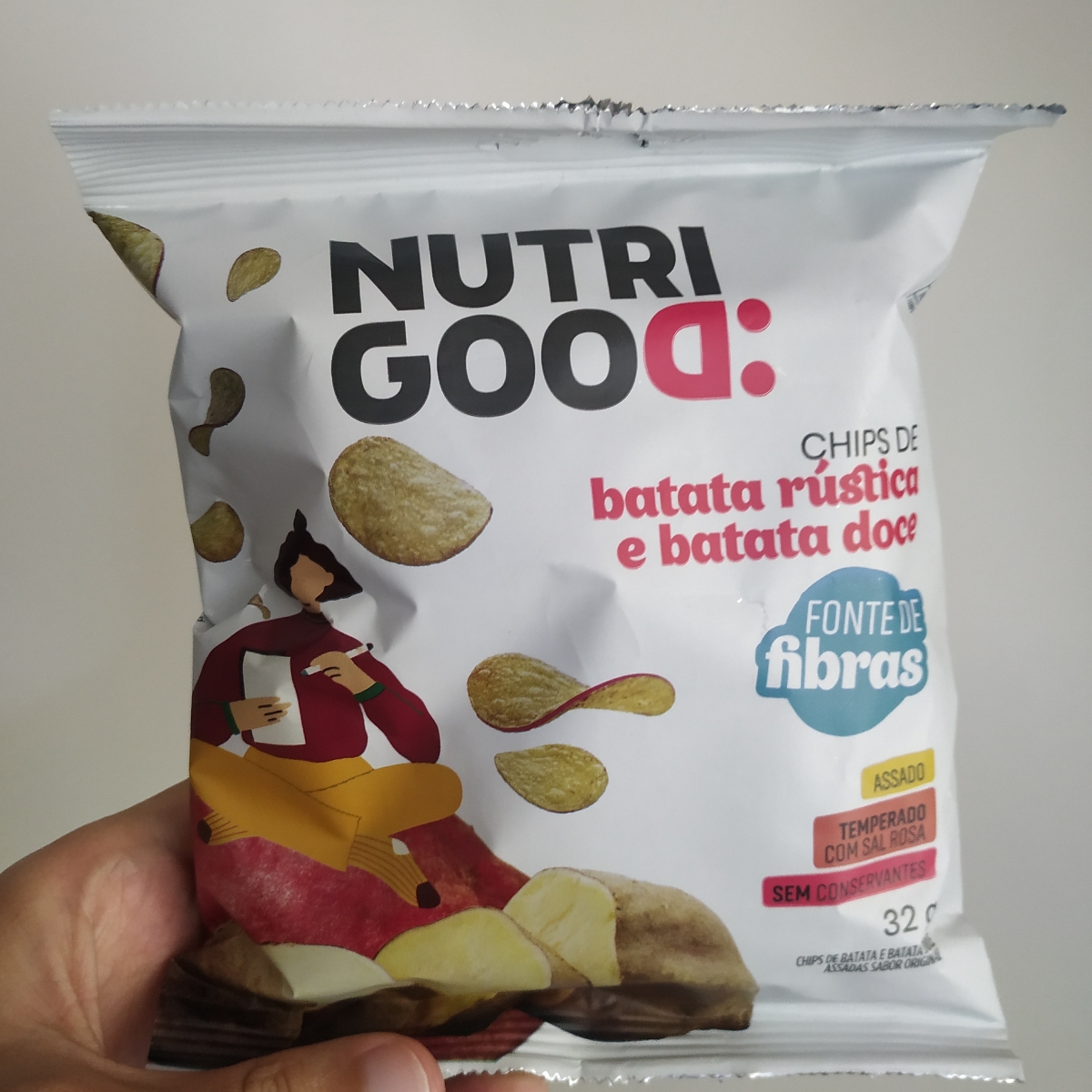 chips de batata rústica e batata doce from Nutri good - Vegan Product ...