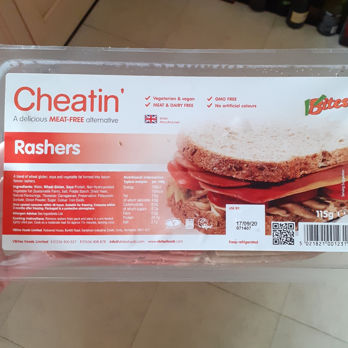 Rashers from Cheatin’ - Vegan Product Reviews & Ratings | abillion