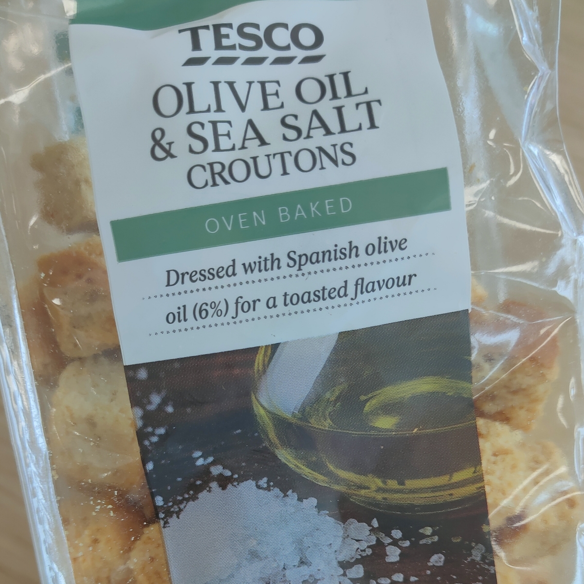 Olive Oil And Sea Salt croutons from Tesco - Vegan Product Reviews ...