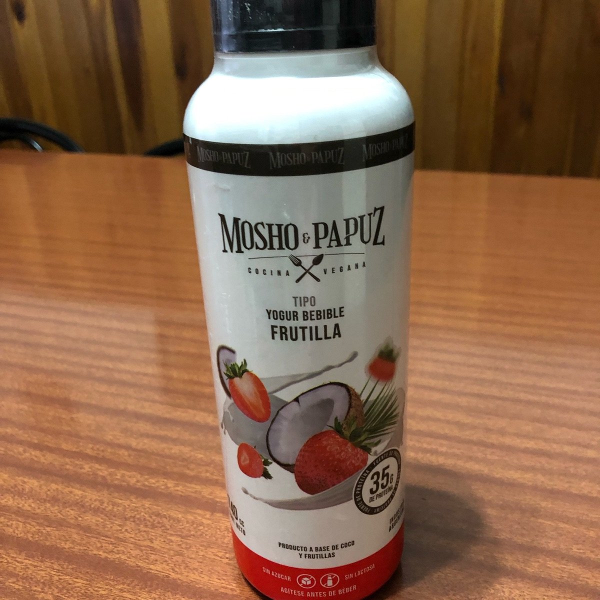 Yogur bebible Frutilla from Mosho & Papuz - Vegan Product Reviews ...