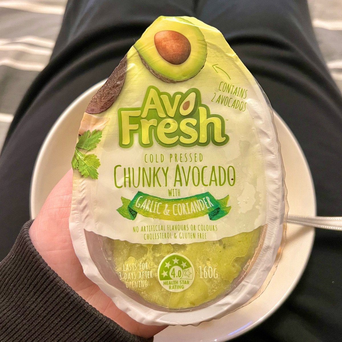 Cold Pressed Chunky Avocado With Garlic & Coriander from AvoFresh ...