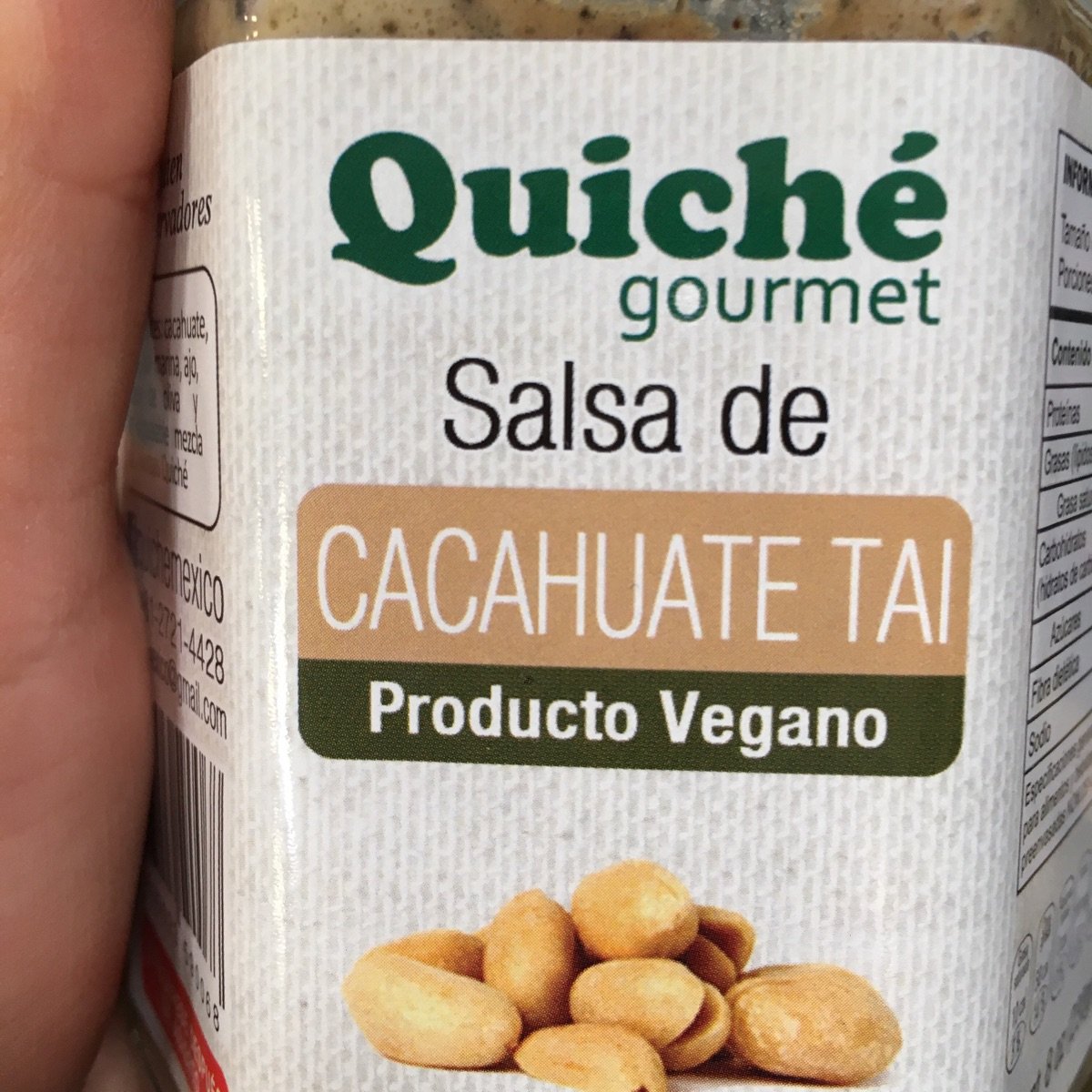 Salsa de cacahuate tai from Quiché gourmet - Vegan Product Reviews ...