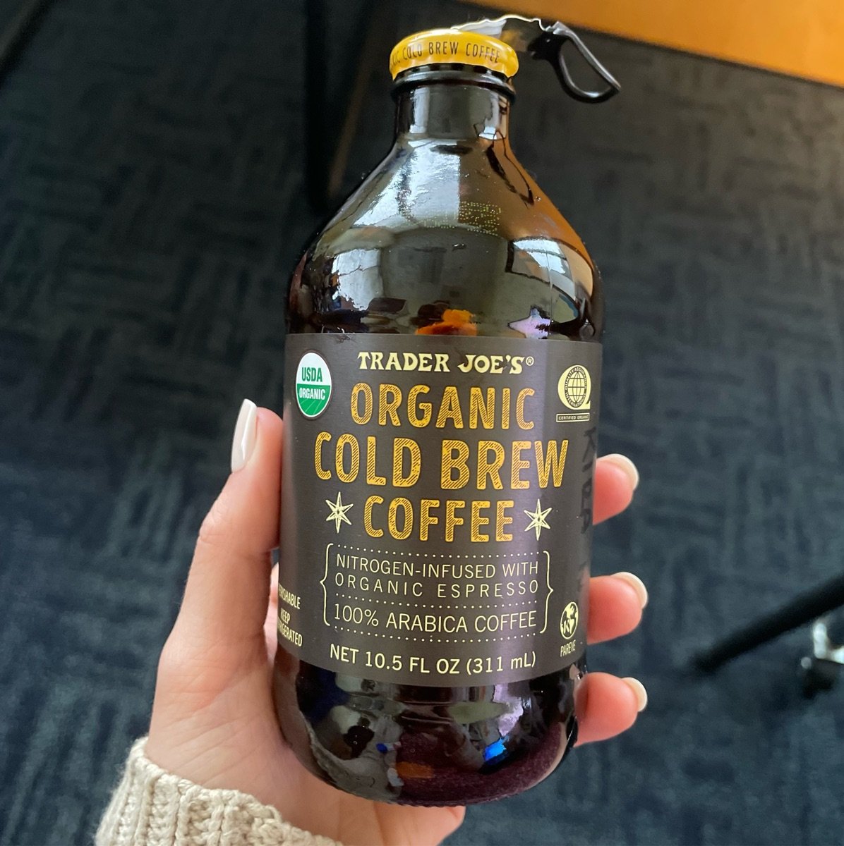 Trader Joe's Organic Cold Brew Coffee, Nitro Infused Reviews | abillion
