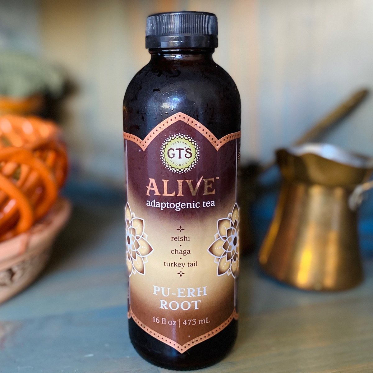 Alive Adaptogentic tea Pu-erh Root from GT’s Living Foods - Vegan ...