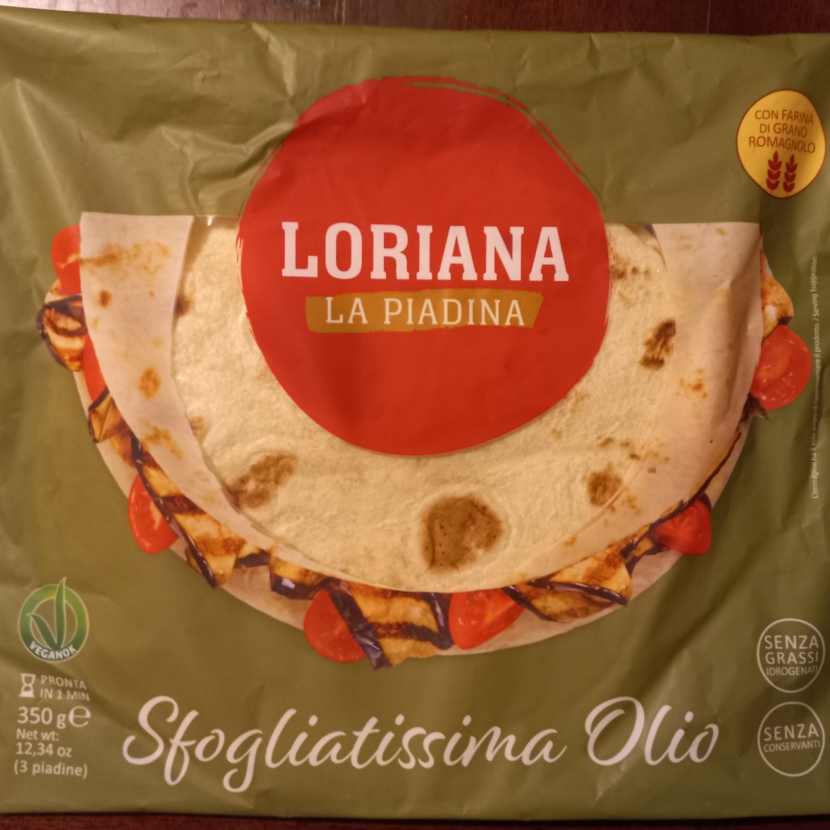 Piadina from Loriana la piadina - Vegan Product Reviews & Ratings ...