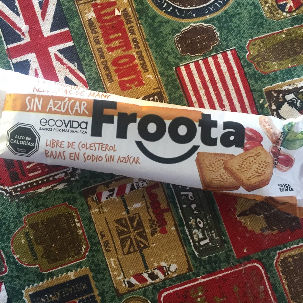 Froota galletas rellenas de mantequilla de maní from Ecovida - Vegan ...