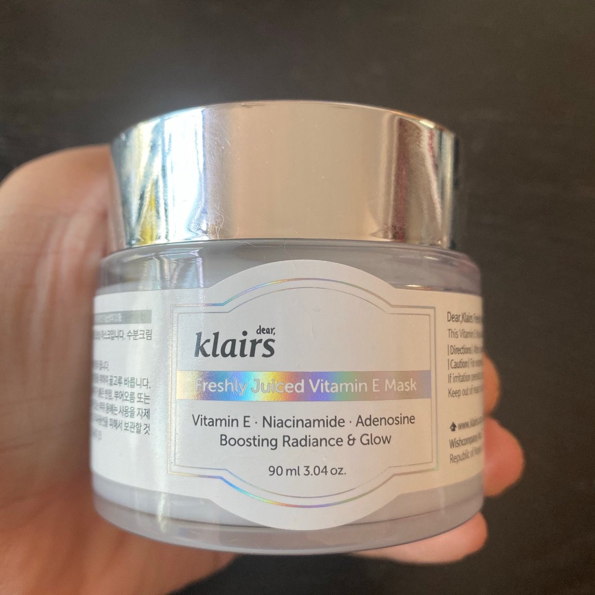Freshly Juiced Vitamin E Mask from Klairs - Vegan Product Reviews ...