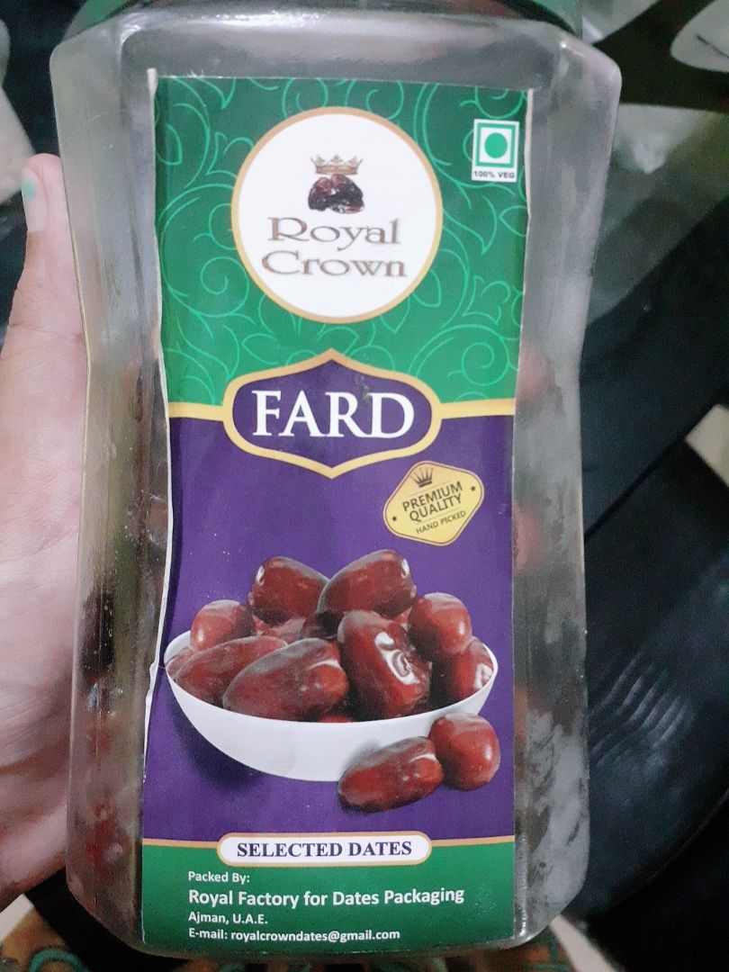 Fard Dates from Royal Crown - Vegan Product Reviews & Ratings | abillion