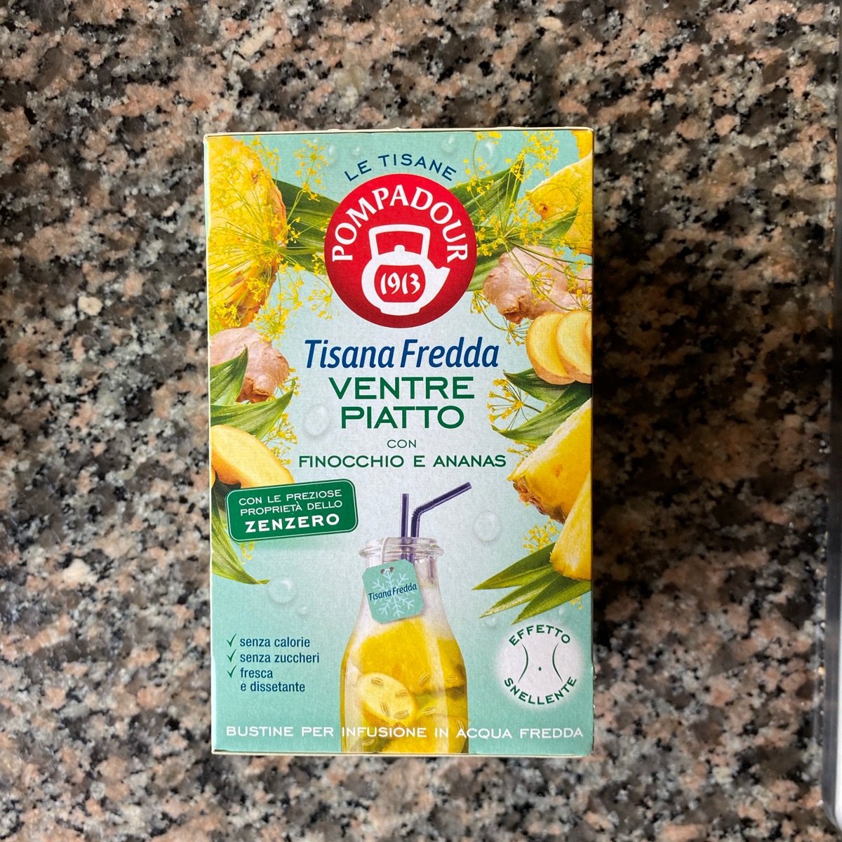 Tisana fredda ventre piatto finocchio ananas e zenzero from Pompadour ...