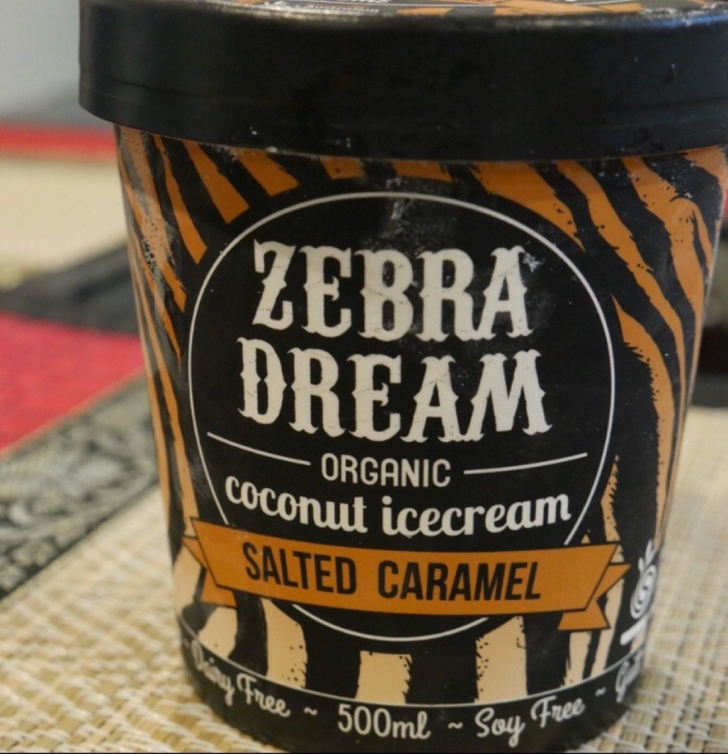 Zebra Dream Salted Caramel Coconut Ice Cream Reviews | abillion