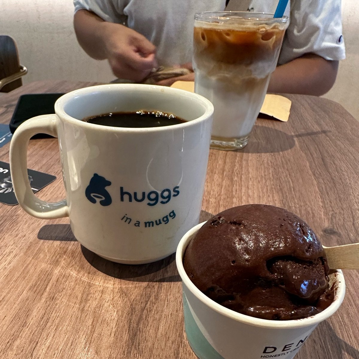 Oat milk dark chocolate ice cream at Huggs Collective - Aibi Maxwell ...