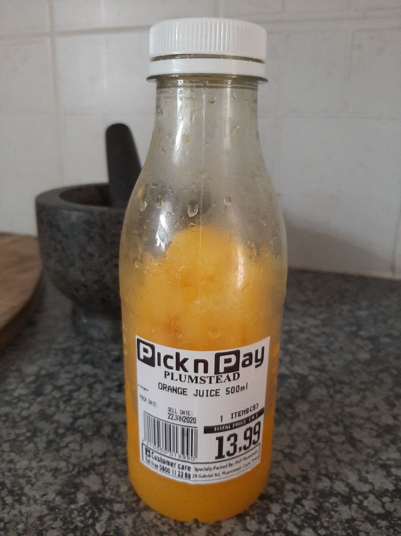 Pick n Pay Orange Juice 500ml Reviews | abillion