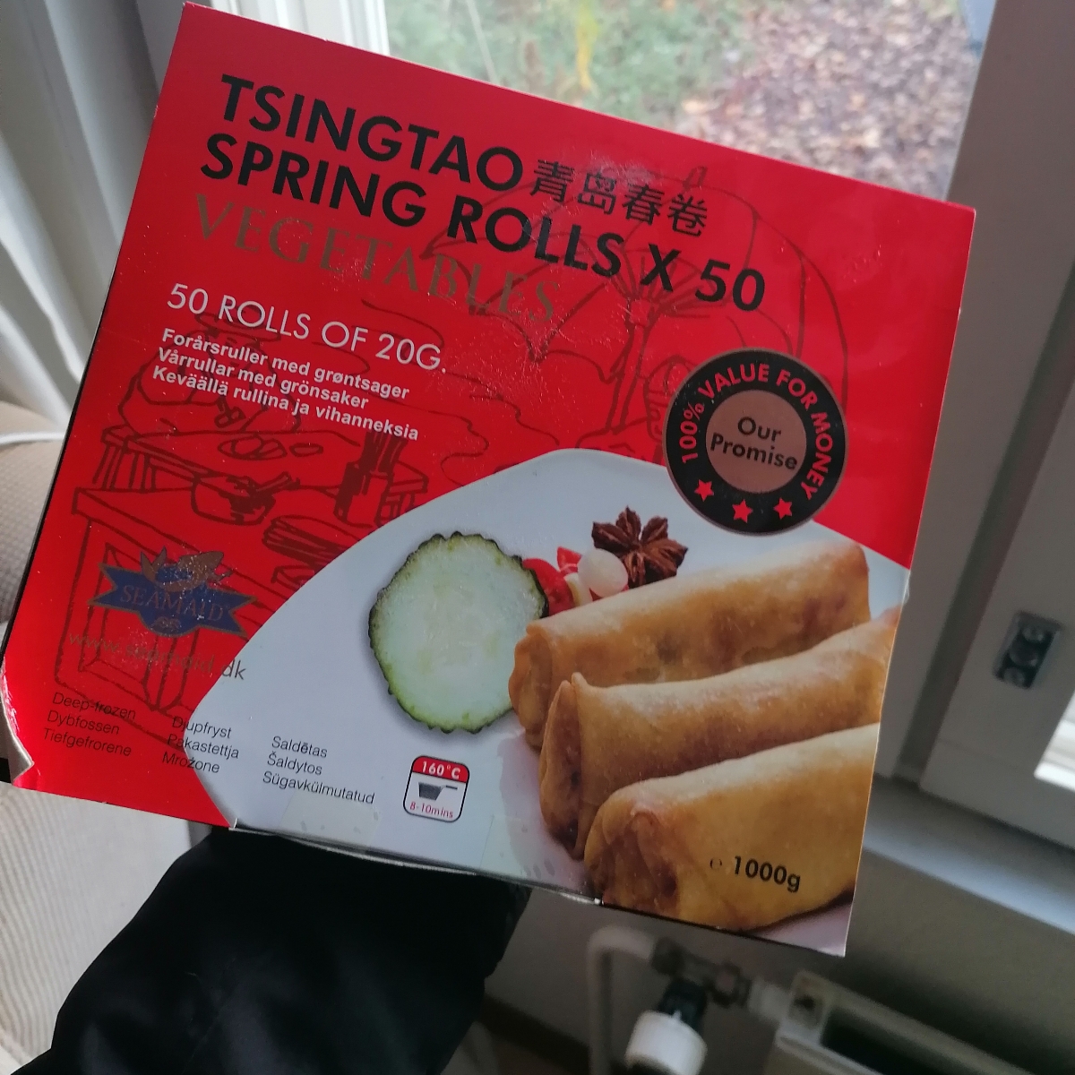 Tsingtao Spring rolls vegetables from Seamaid - Vegan Product Reviews ...