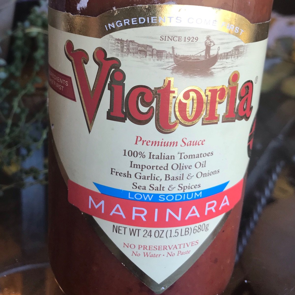 Low sodium marinara from Victoria Fine Foods - Vegan Product Reviews ...