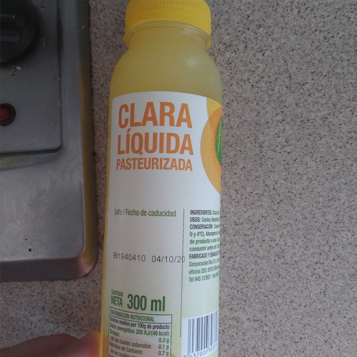 Clara líquida pasteurizada from Hobea - Vegan Product Reviews & Ratings ...