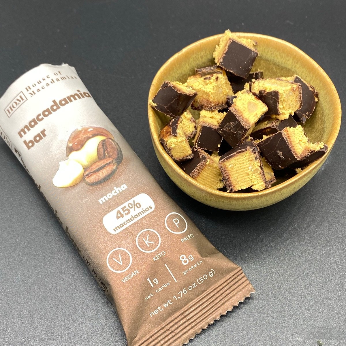 Macadamia Bar Mocha Flavour from House of macadamias - Vegan Product ...