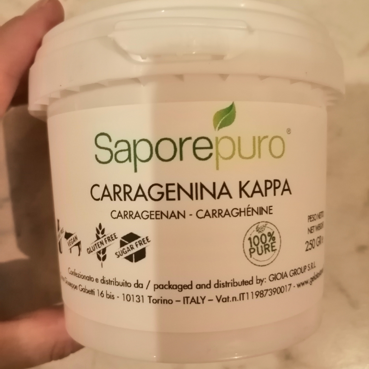 Carragenina from Sapore puro - Vegan Product Reviews & Ratings | abillion