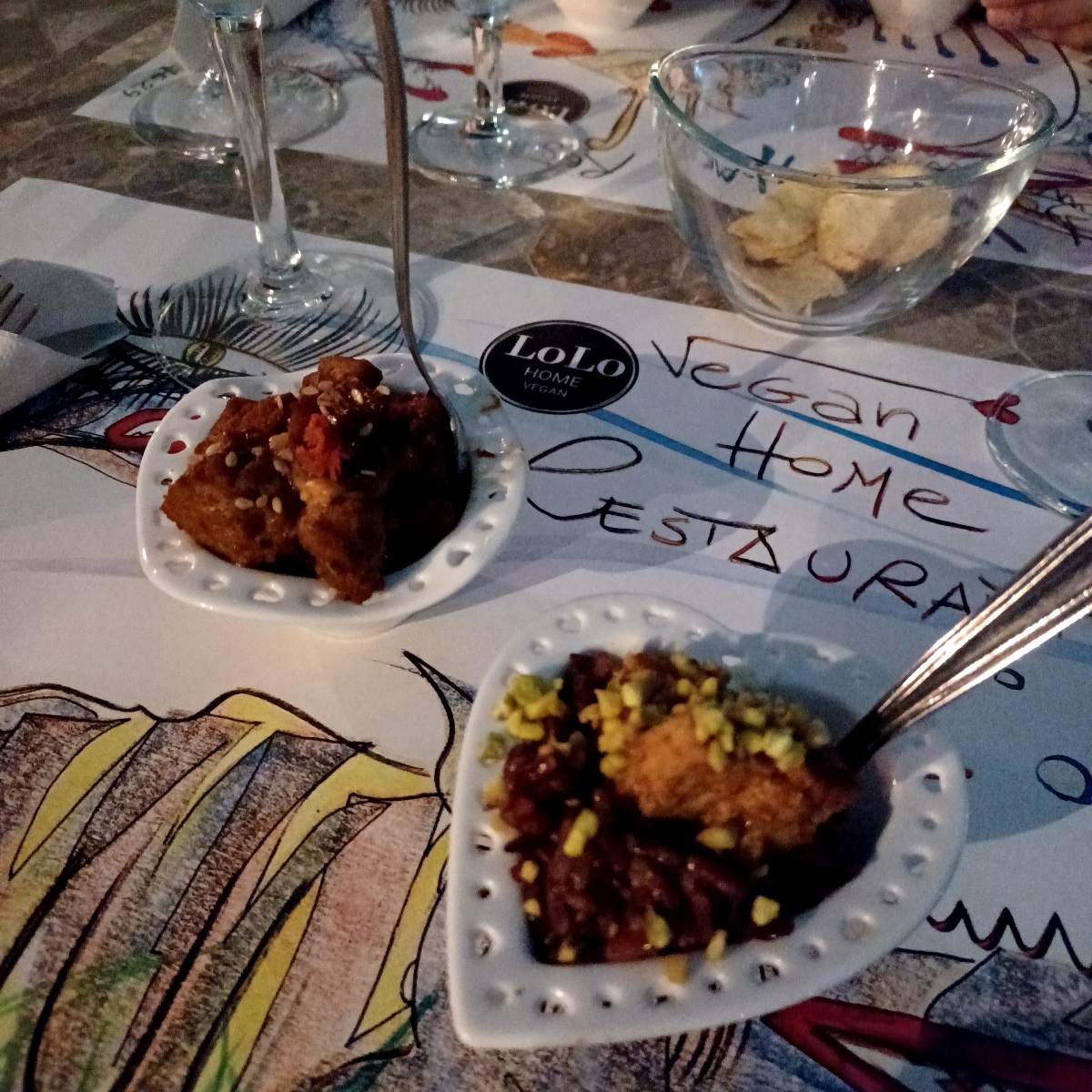 apericena con menù degustazione at LoLo - HOME & Vegan Restaurant ...