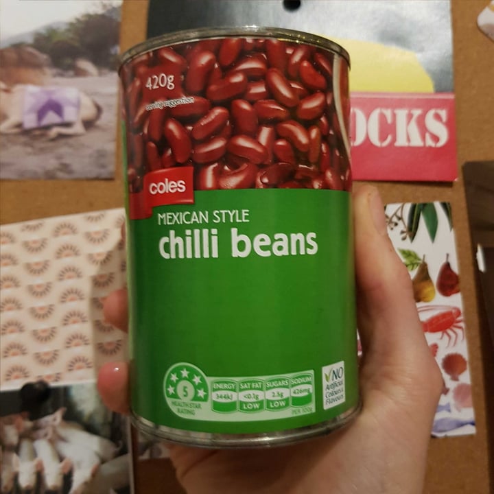 Coles Mexican style chilli beans Review | abillion