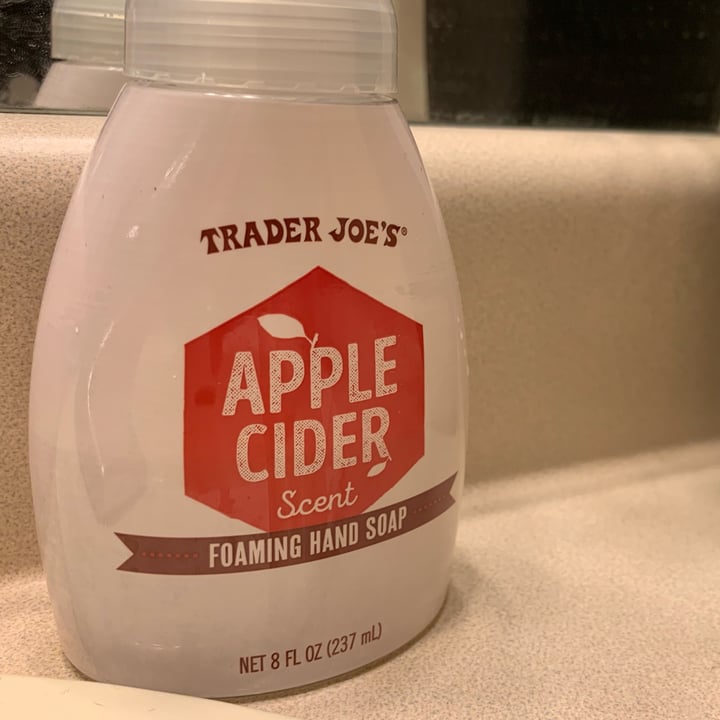 Trader Joe's Apple Cider Scented Foaming Hand Soap Review | abillion