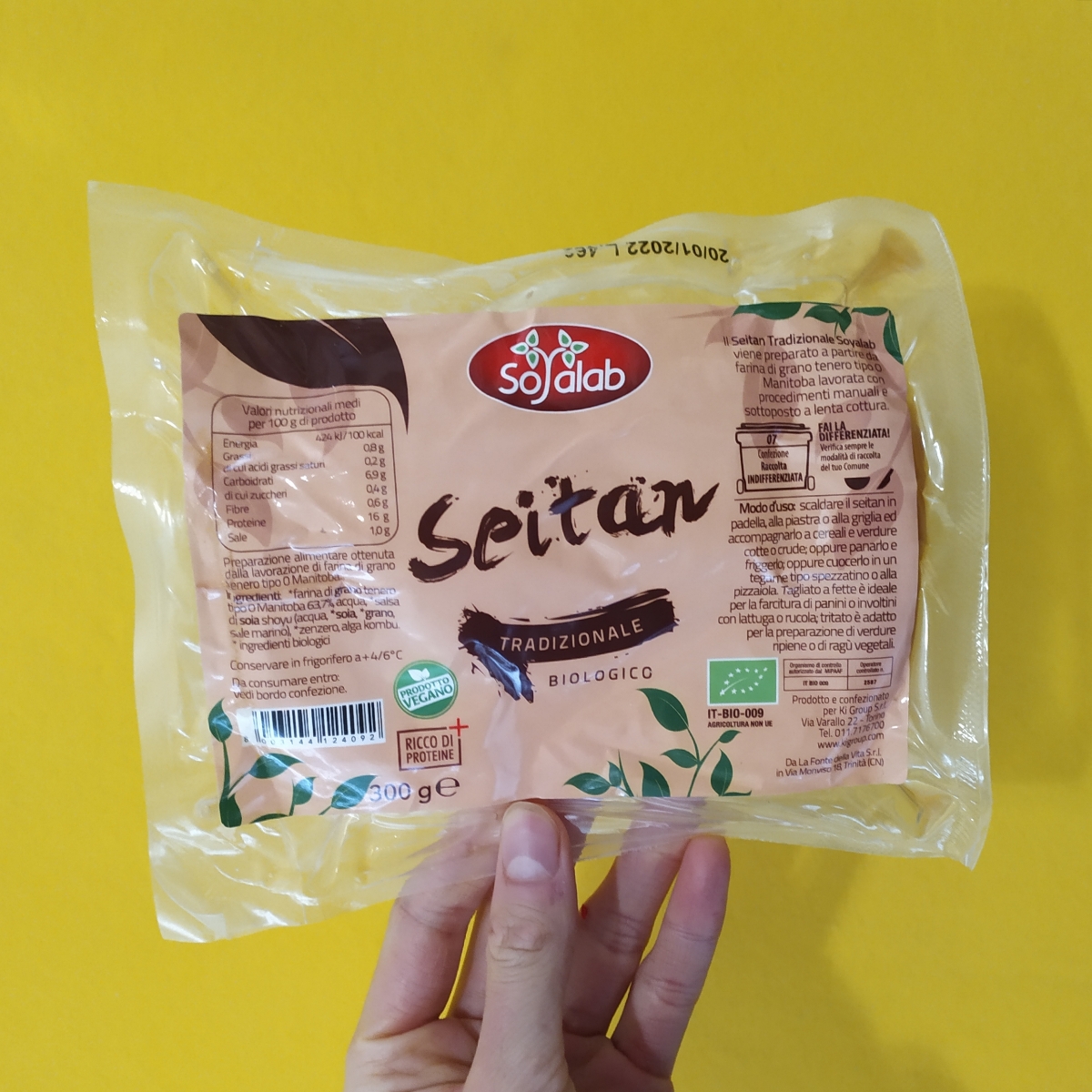 Seitan tradizionale from Sojalab - Vegan Product Reviews & Ratings ...