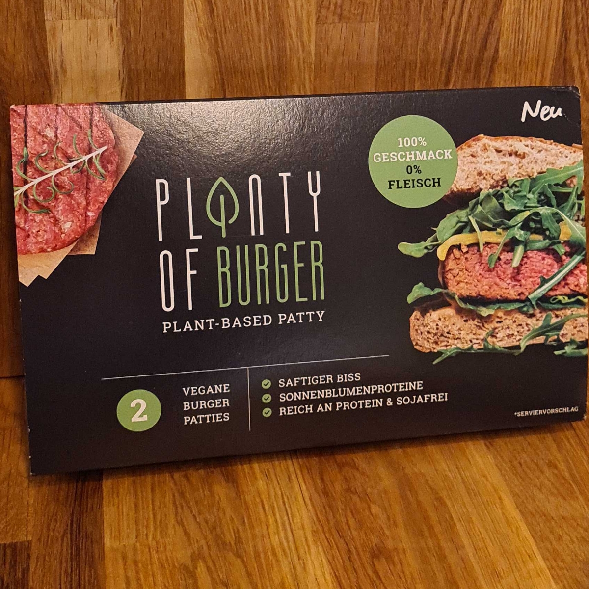 Plant Based Patty from Planty of burger - Vegan Product Reviews ...