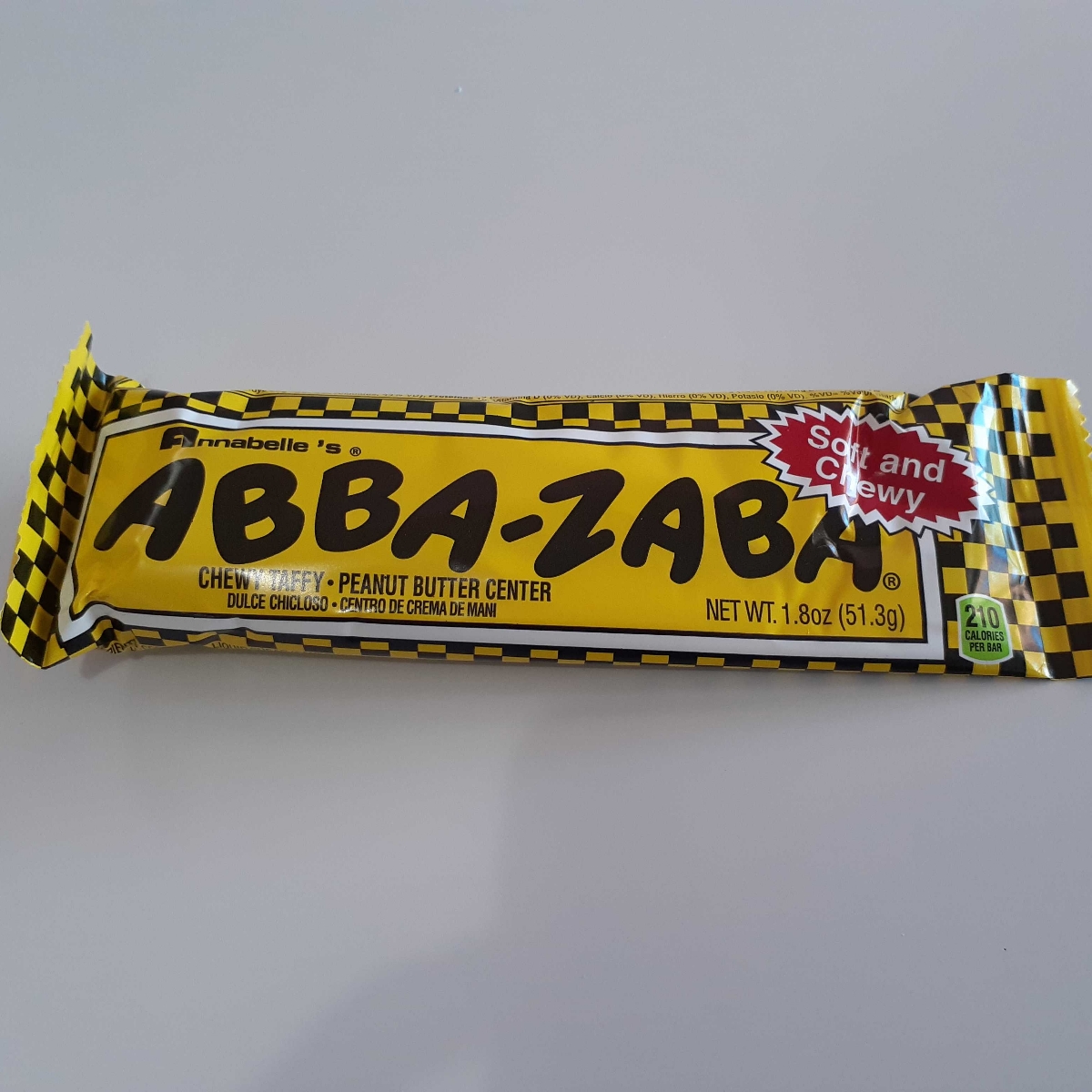 Chewy Taffy with Peanut Butter Center from Abba-Zaba - Vegan Product ...