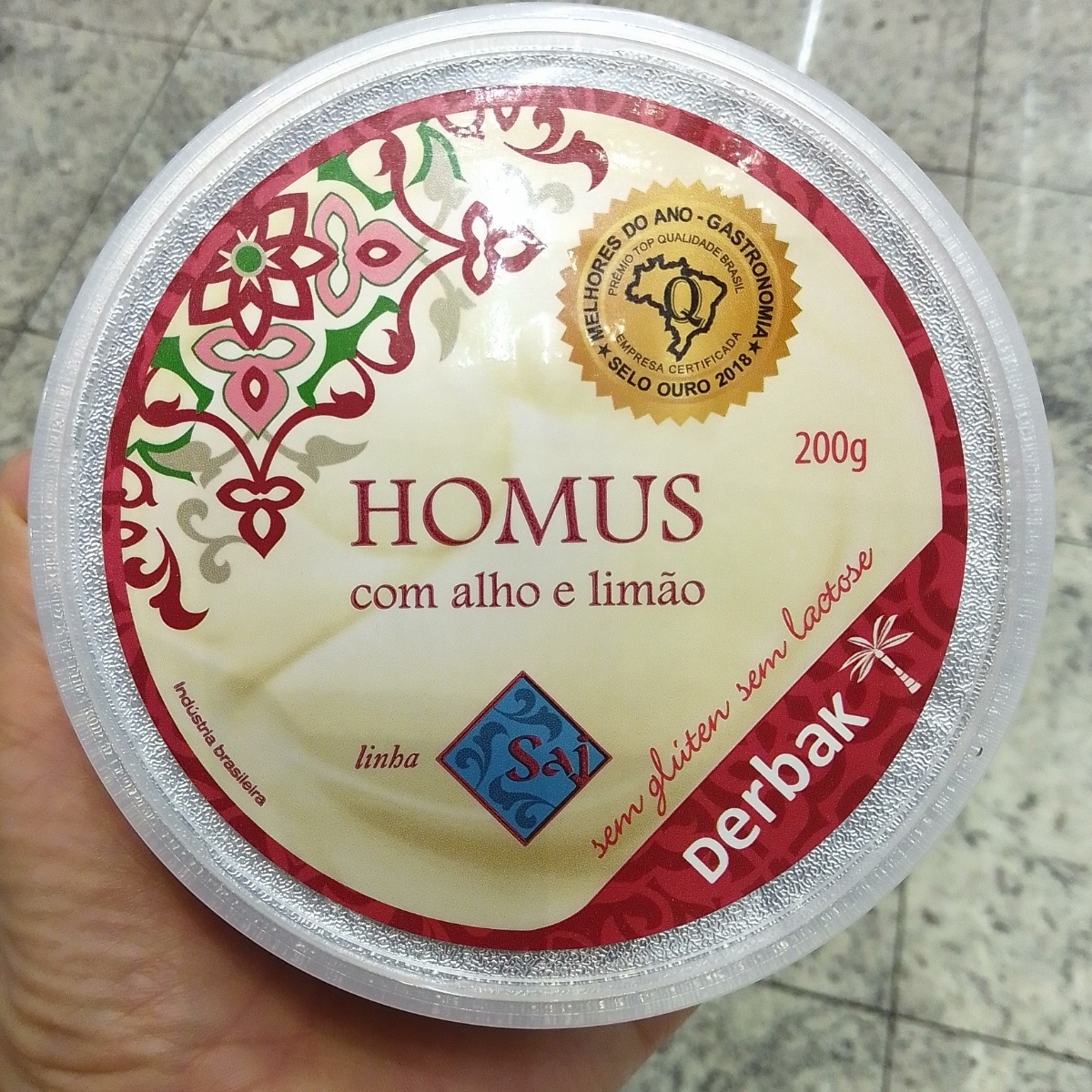 Homus com alho e limão from Derbak - Vegan Product Reviews & Ratings ...