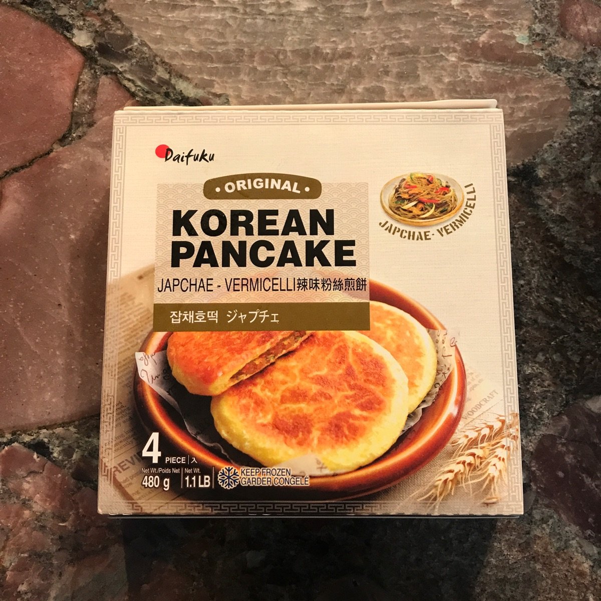 Korean Pancake Japchae/Vermicelli from Daifuku - Vegan Product Reviews & Ratings | abillion