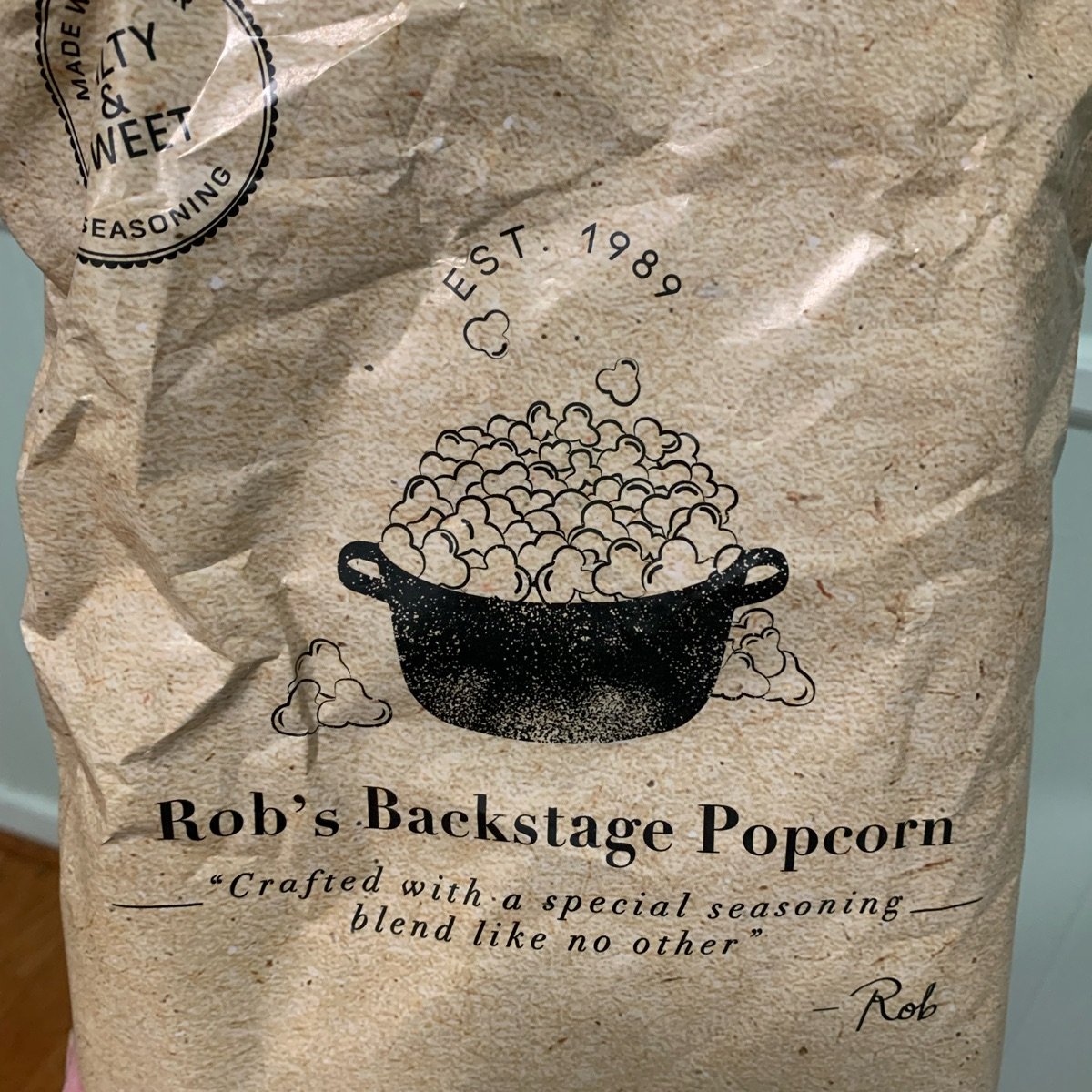 popcorn from rob's backstage popcorn - Vegan Product Reviews & Ratings ...