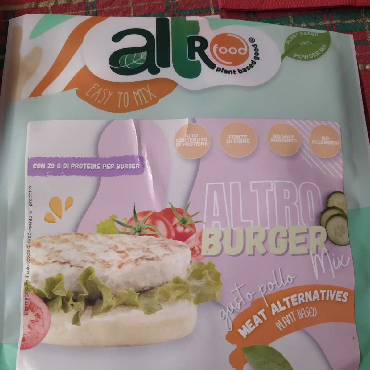 hamburger from Altro Food - Vegan Product Reviews & Ratings | abillion