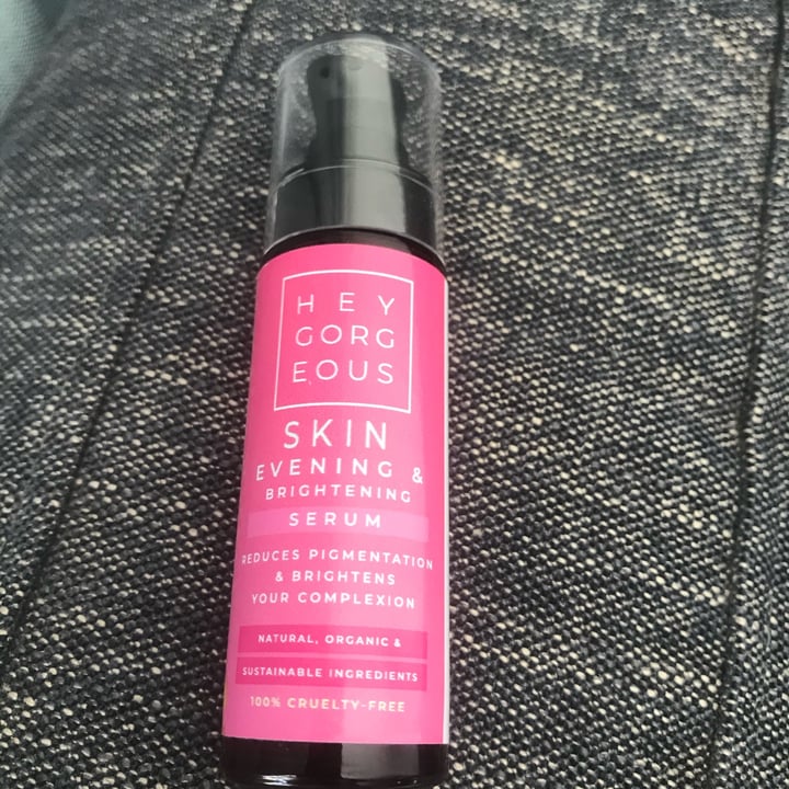 Hey Gorgeous Skin evening & brightening serum Review | abillion