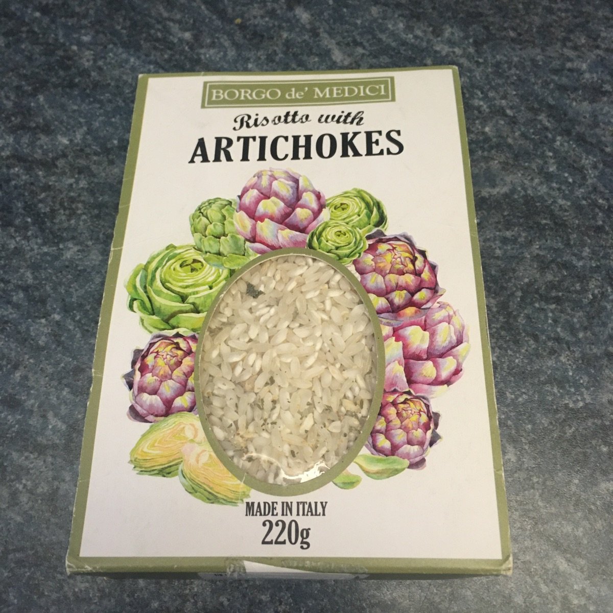 Risotto with artichokes from Borgo di medici - Vegan Product Reviews ...