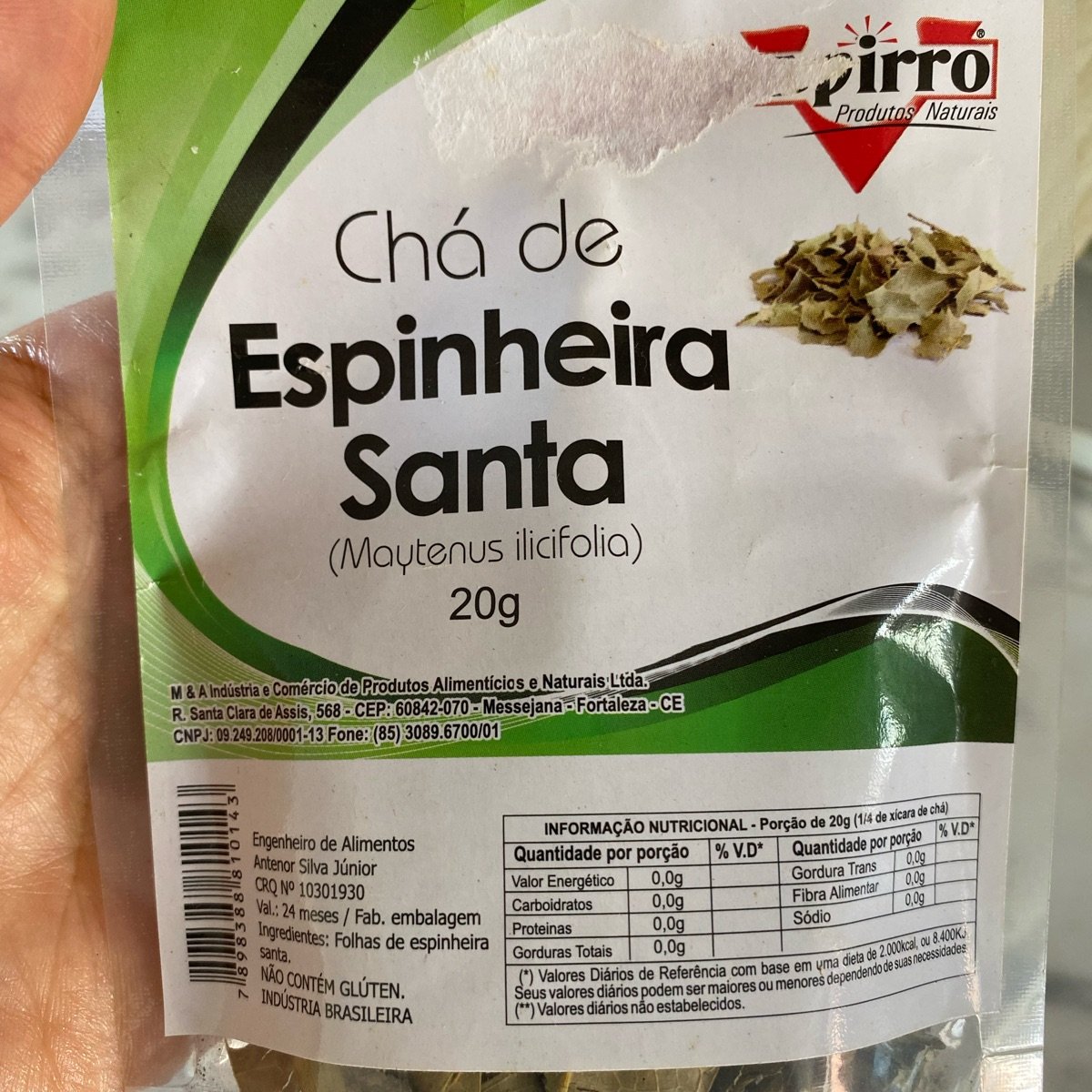 chá de espinheira santa from Spirro produtos naturais - Vegan Product ...