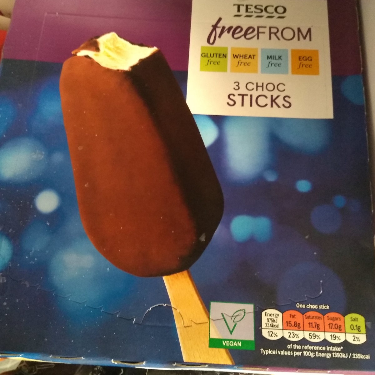 Choc sticks from Tesco - Vegan Product Reviews & Ratings | abillion