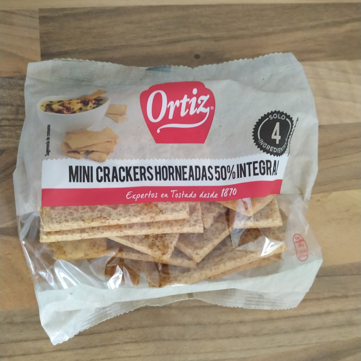 Mini crackers 50% integral from Ortiz - Vegan Product Reviews & Ratings ...