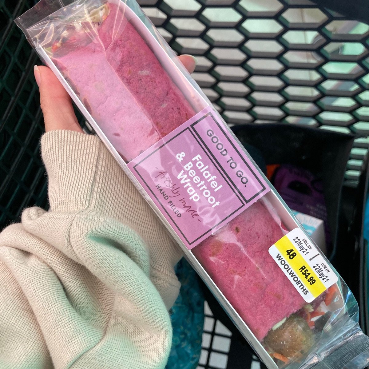 Falafel & Beetroot Wrap from Woolworths - Vegan Product Reviews ...