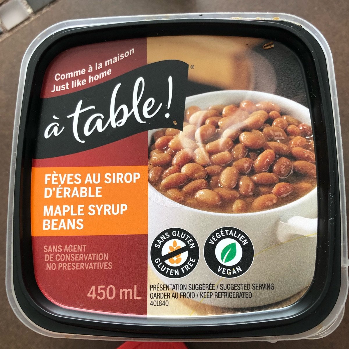 Fèves au sirop d’érable from A table - Vegan Product Reviews & Ratings ...