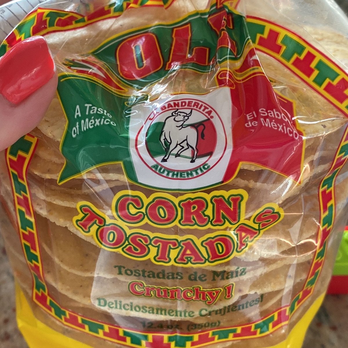 corn tostada from Olé - Vegan Product Reviews & Ratings | abillion