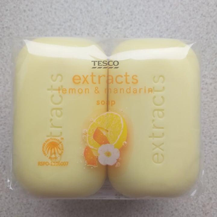 Tesco Extracts Lemon & Mandarin Soap Review | abillion