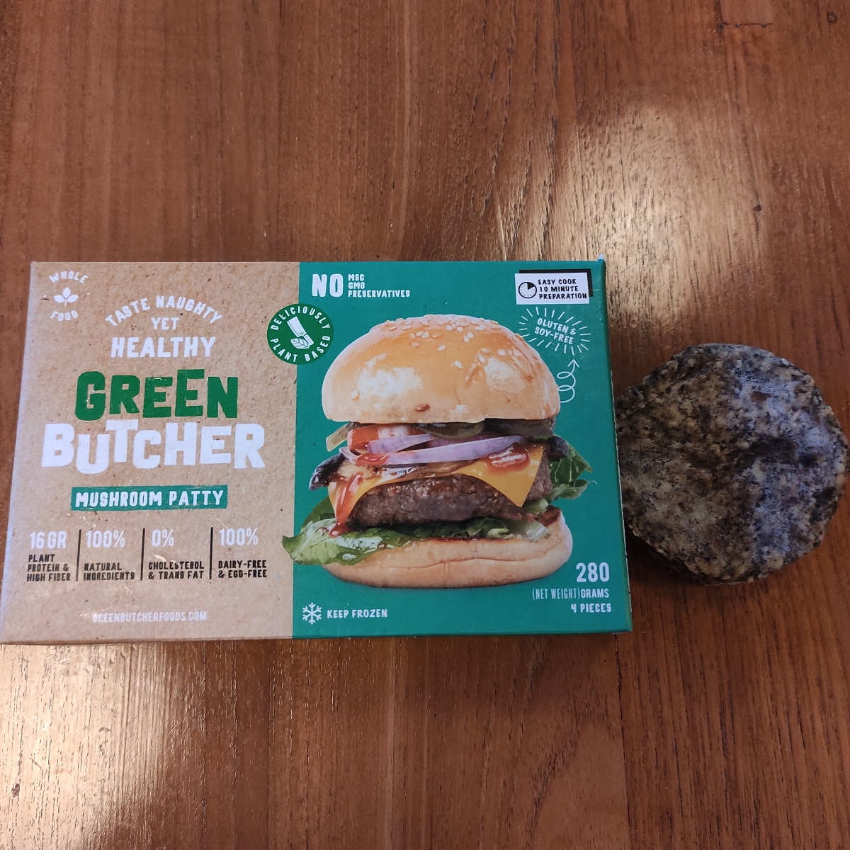 Mushrooms patty at The Green Butcher - Review by @stefietokee | abillion