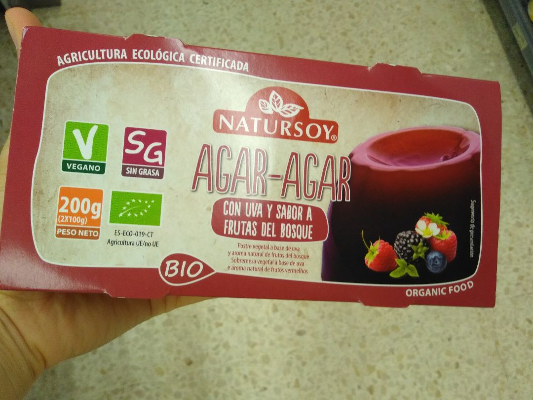 Gelatina vegana de agar-agar y frutos rojos from Natursoy - Vegan ...
