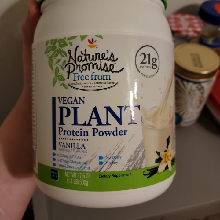 Nature's Promise Vegan Plant Protein Powder Vanilla Review | abillion