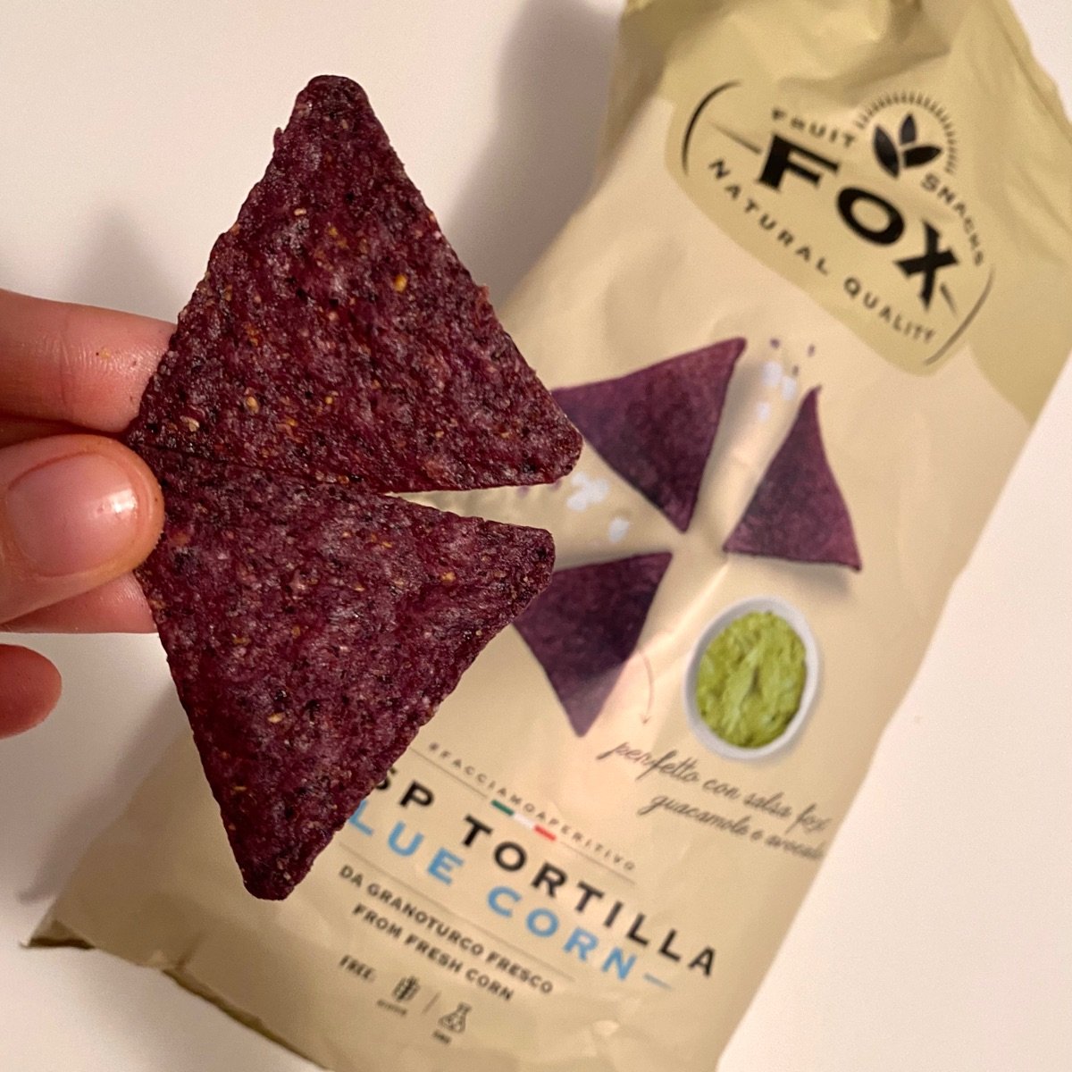 Crisp tortilla blue corn from Fox - Vegan Product Reviews & Ratings ...